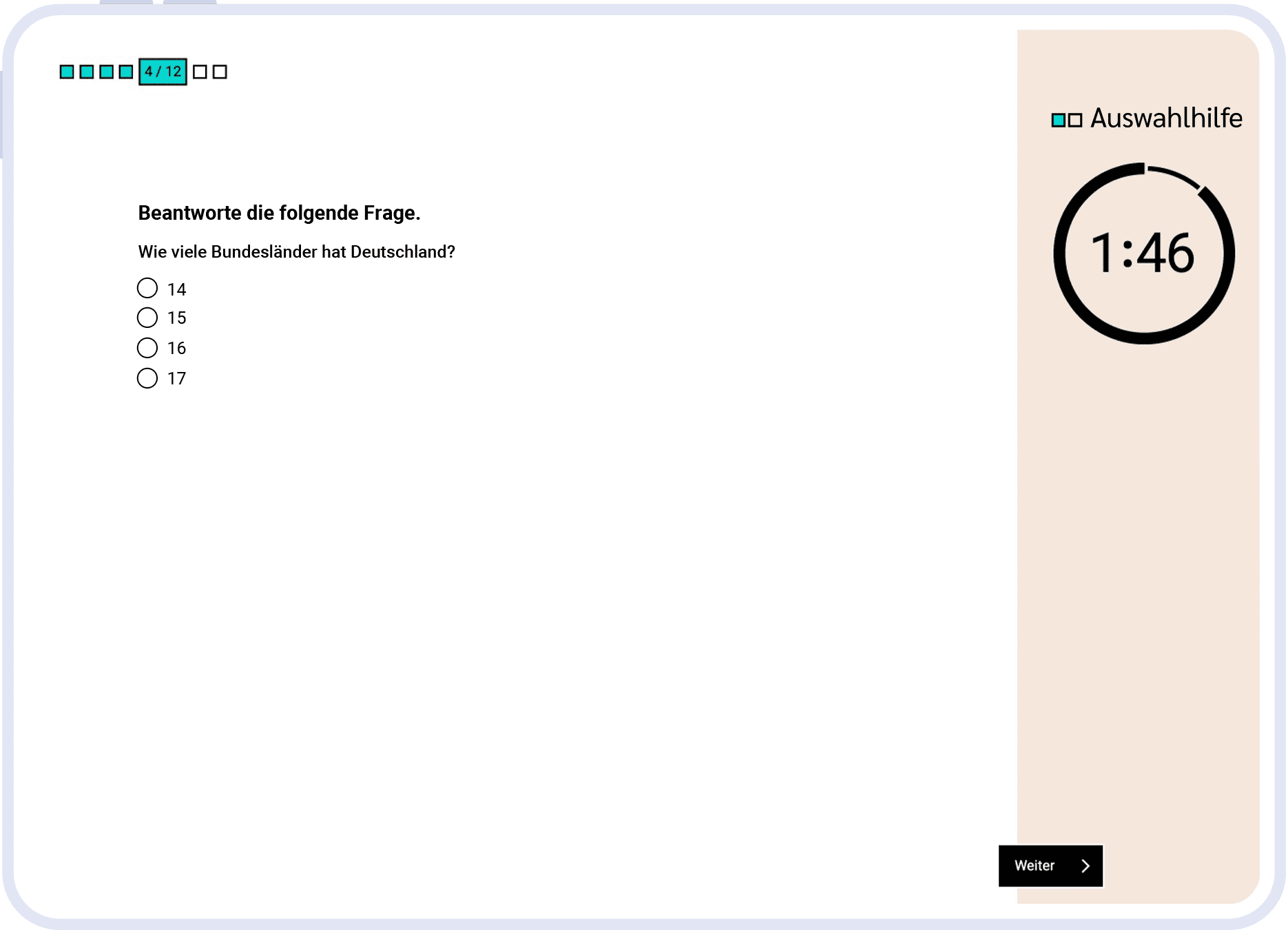 Referenzen - Auswahlhilfe